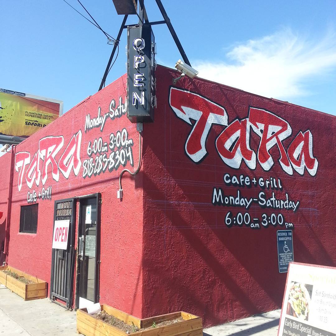 Tara Cafe: Transforming the Exterior with Artful Sign Painting - Clever ...